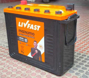 Livfast 500 VA Livfast 210Ah Battery with 60 Months Warranty Pure Sine ...