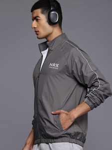 HRX by Hrithik Roshan Full Sleeve Solid Men Jacket - Buy HRX by Hrithik ...