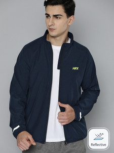 HRX by Hrithik Roshan Full Sleeve Solid Men Jacket - Buy HRX by Hrithik ...