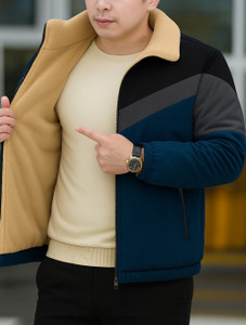 MOTREX Full Sleeve Colorblock Men Jacket - Buy MOTREX Full Sleeve ...