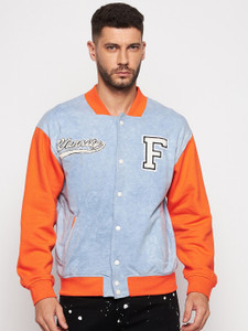 FUGAZEE Full Sleeve Applique Men Jacket - Buy FUGAZEE Full Sleeve ...