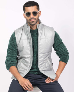 RARE RABBIT Sleeveless Solid Men Jacket - Buy RARE RABBIT Sleeveless ...