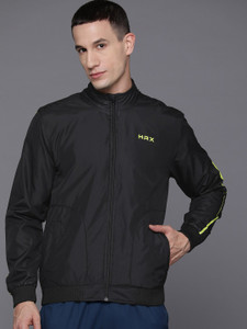 HRX by Hrithik Roshan Full Sleeve Solid Men Jacket - Buy HRX by Hrithik ...