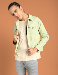 FLYING MACHINE Full Sleeve Solid Men Jacket - Buy FLYING MACHINE Full ...