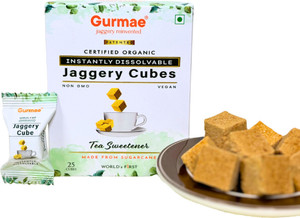 Gurmae Organic Instantly Dissolvable Jaggery Cubes Gur/Gud Tea ...