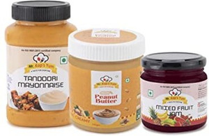 Mr. Kap's Yum Tandoori mayonnaise , creamy peanut butter, Mixed fruit ...