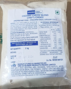 VEEBA CREAMY CHEESY BLEND CHEF'S CHOICE 1kg Price in India - Buy VEEBA ...