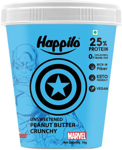 Happilo Captain America Marvel Edition Unsweetened Peanut Butter ...