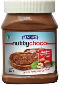 mala's Nutty Choco Hazelnut Spread With Cocoa (600g X 1) Price in India ...