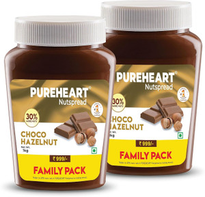 PUREHEART Nut Spread Choco Hazelnut - Delicious, Smooth & Creamy Snack ...