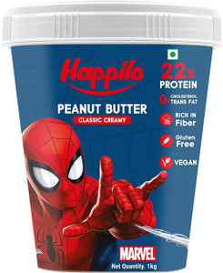 Happilo Spider Man Marvel Edition Classic Peanut Butter Creamy High ...