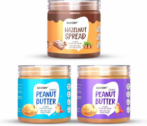 Savory Combo of Chocolate Hazelnut Spread, Creamy & Crunchy Peanut ...