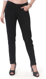 CEFALU Skinny Women Black Jeans - Buy CEFALU Skinny Women Black Jeans ...