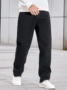 JAAR FASHION Loose Fit Men Black Jeans - Buy JAAR FASHION Loose Fit Men ...