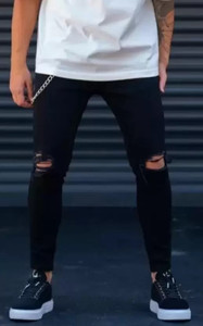 BEG FASHION Slim Men Black Jeans - Buy BEG FASHION Slim Men Black Jeans ...