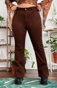 BELLV Regular Women Brown Jeans - Buy BELLV Regular Women Brown Jeans ...