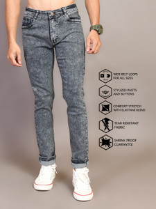 RASSO Slim Men Grey Jeans - Buy RASSO Slim Men Grey Jeans Online at ...