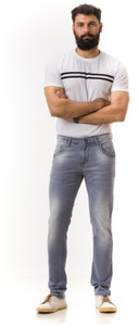 HOFFMEN Slim Men Grey Jeans - Buy HOFFMEN Slim Men Grey Jeans Online at ...