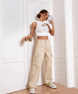 BLUELOCK Boyfriend Women Beige Jeans - Buy BLUELOCK Boyfriend Women ...