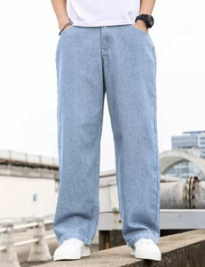DENIM FIT Loose Fit Men Light Blue Jeans - Buy DENIM FIT Loose Fit Men ...