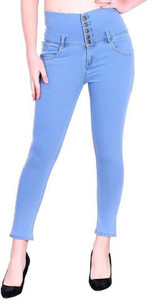 HOOZ BERRY Regular Women Light Blue Jeans - Buy HOOZ BERRY Regular ...