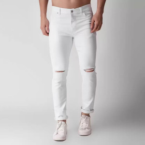BEG FASHION Slim Men White Jeans - Buy BEG FASHION Slim Men White Jeans ...