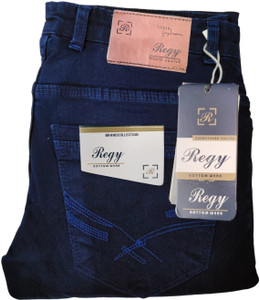 REGY Slim Men Dark Blue Jeans - Buy REGY Slim Men Dark Blue Jeans ...