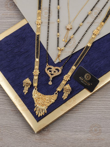 brado jewellery Brass Gold-plated Gold, Black Jewellery Set Price in ...