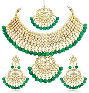 lmnj Lac Copper Gold Jewellery Set Price in India - Buy lmnj Lac Copper ...