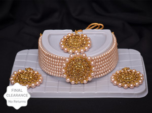 ULTONO Metal, Plastic Gold-plated Gold Jewellery Set Price in India ...