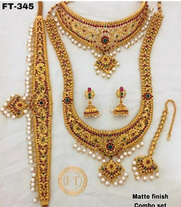 JMC Alloy Gold-plated Gold Jewellery Set Price in India - Buy JMC Alloy ...