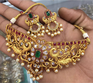 Manath Copper Gold Jewellery Set Price in India - Buy Manath Copper ...