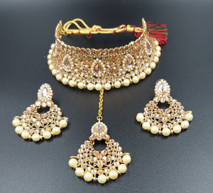 RD IMMITATION Alloy Gold-plated Gold Jewellery Set Price in India - Buy ...