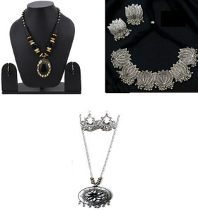 STONEC Alloy Silver Jewellery Set Price in India - Buy STONEC Alloy ...
