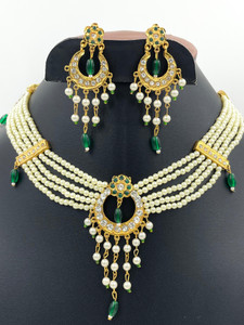 Dado sutho Alloy Gold-plated Green Jewellery Set Price in India - Buy ...