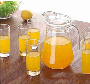 Armin Transparent Water and Juice Glasses Water Glass and Jug Set for ...