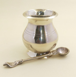Flipkart.com | Puri Crafts Pooja Lota and Spoon panch patra charnamrit ...