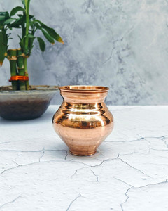Flipkart.com | anshraj Small Size Copper tamba lota Kalash for puja ...