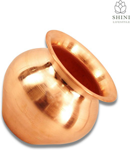 Flipkart.com | SHINI LIFESTYLE Copper kalash lota / pooja lota / Health ...