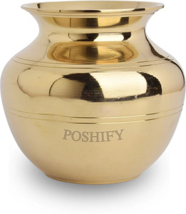 Flipkart.com | POSHIFY Brass Kalash/Lota (heavy) - Sacred Hindu Water ...