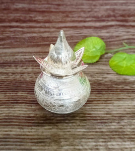Flipkart.com | GODS CHOICE German Silver Kalasam With Coconut For Pooja ...