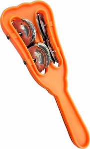 DOKCHAN Plastic Orange Majira Two line Music Instrument for kirtan ...