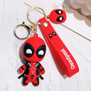 HappierYou Deadpool 3D Silicone Keychain | Marvel Deadpool 3D Rubber ...