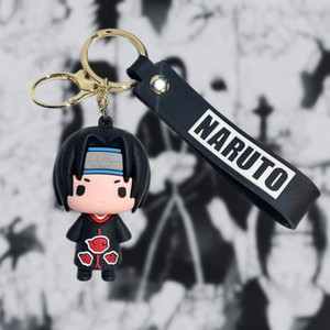 Anipulse Itachi Uchiha Keychain | Premium 3D Silicone Keyrings | Cute ...