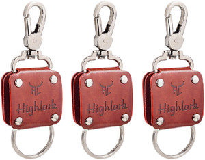 Highlark Classic and Stylish Brown DLK-002(Pack of 3) Key Chain Price ...