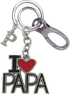 SHOKY LOOKS Elegant Design I Love Papa With P Letter Locking Lock ...