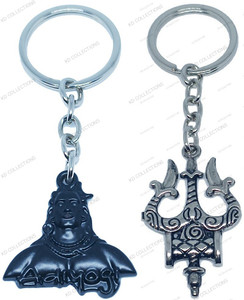 kd collections KD-637-641 Combo of Adiyogi Keychain & Shiva Shankar ...