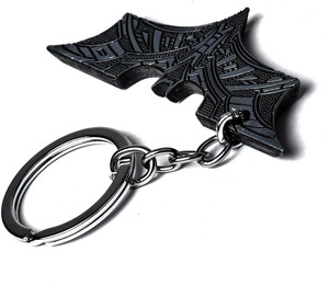 Daiyamondo Batman Justice league bat texture Symbol Black Metal Key ...
