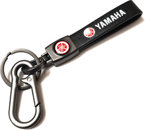 YAANATURAL YAMAHA LEATHER&Metal Bikes Stainless Steel keychain For Men ...
