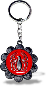 The shopping tunnel Cartoon Spider Men Spinning Keychain Key Chain ...